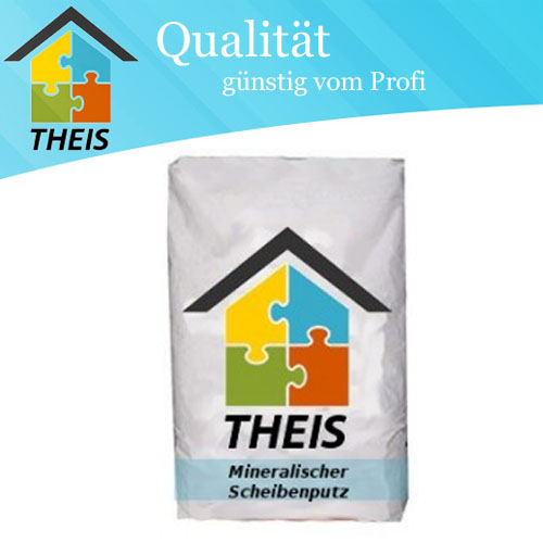 Scheibenputz mineralisch weiß | Theis WDVS Shop