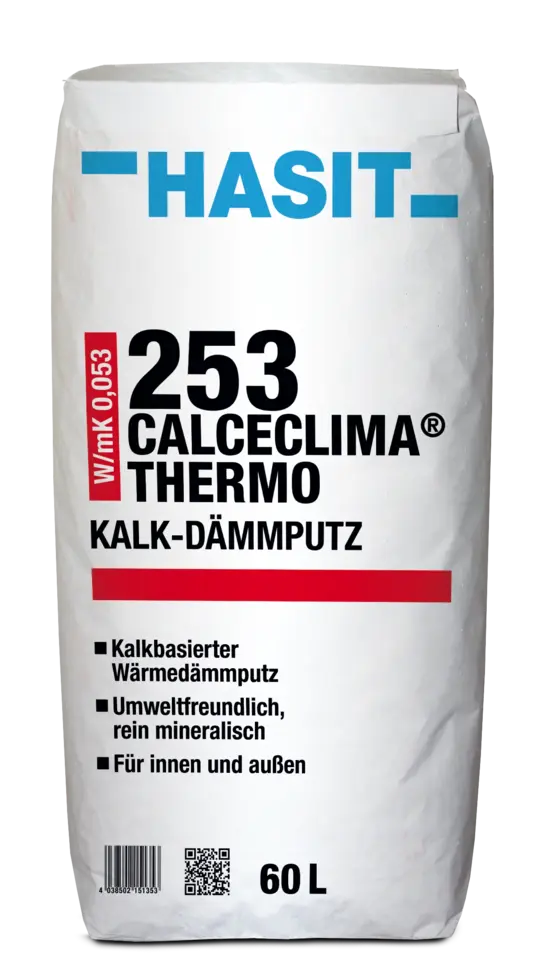 HASIT 253 CalceClima Thermo 055 Kalk-Dämmputz WLS 0,053 | Theis WDVS ...